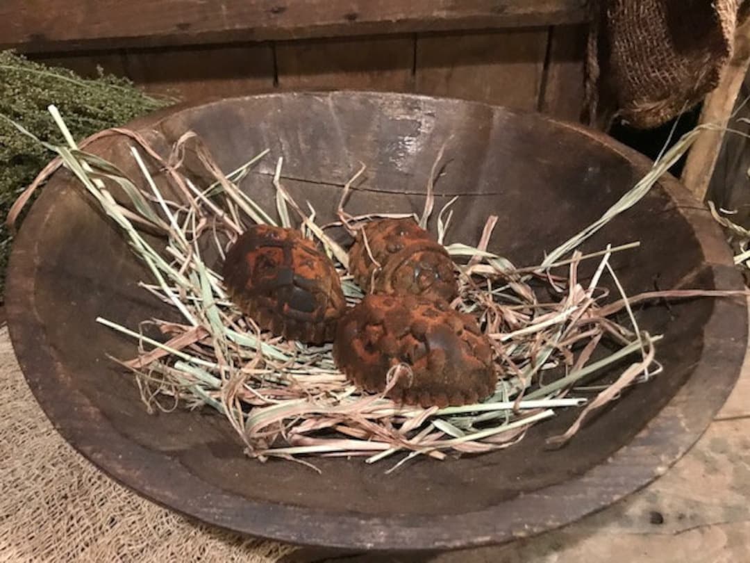 Primitive Grubby Eggs Bowl Filler Easter Bunny Rabbit Early Look ...