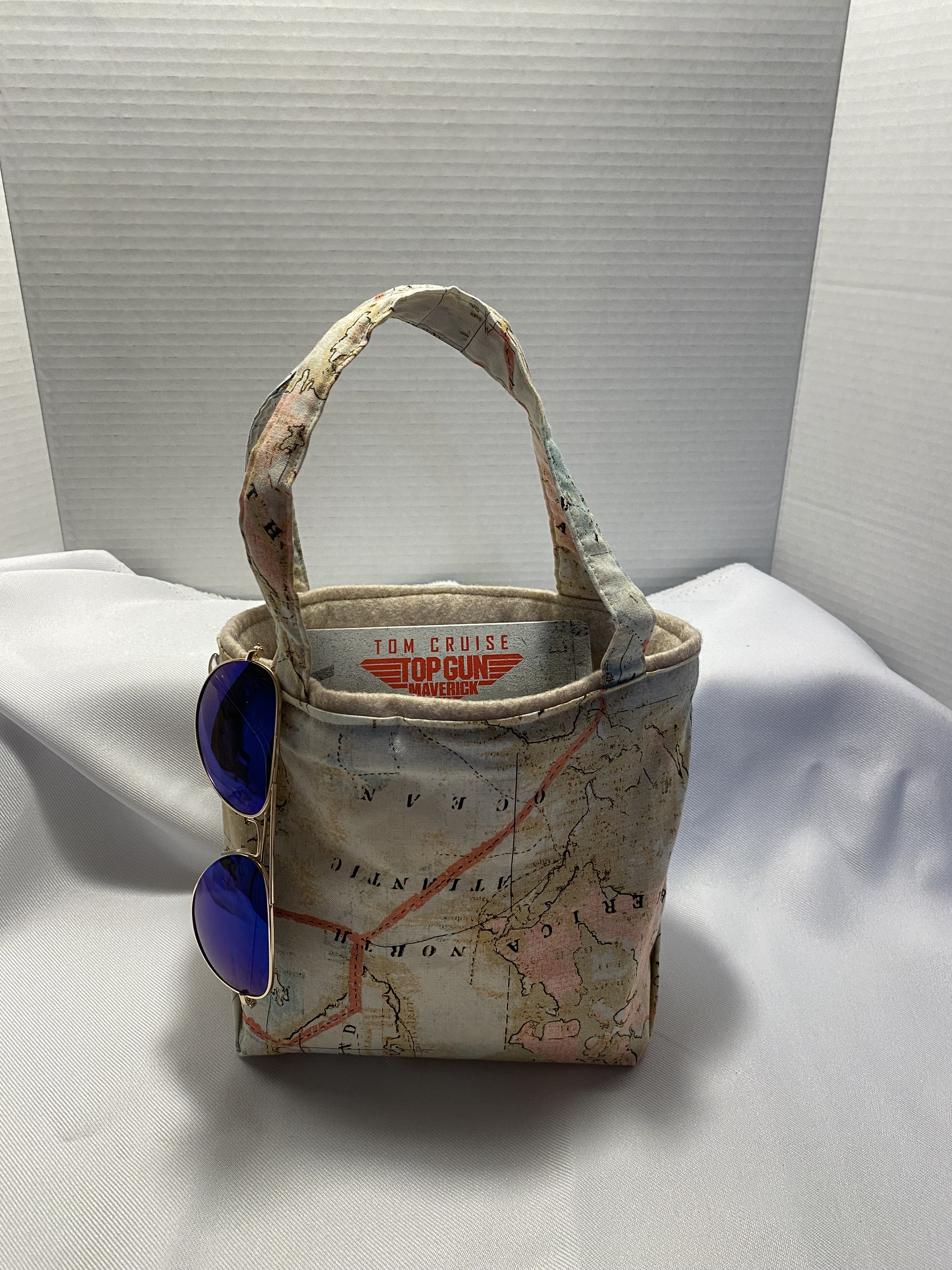 World Map Gift Bag - Etsy