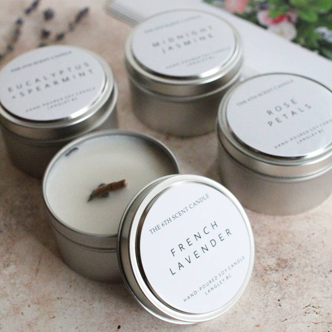 Soy Candle Gift | Candle Gift Box | Travel Tin Candles | Natural Soy ...