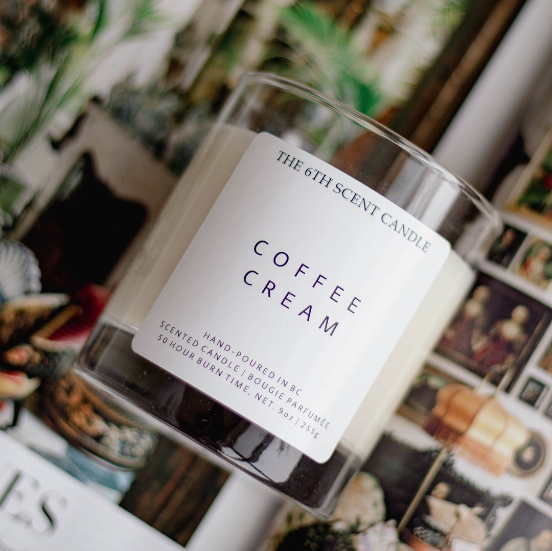 Coffee Cream Scented Candle | Soy Candle | Cafe Candle | Coffee Lovers ...