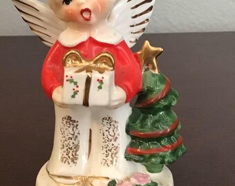 Vintage 1950s Japan Napco Ceramic December Angel Boy Figurine - Etsy