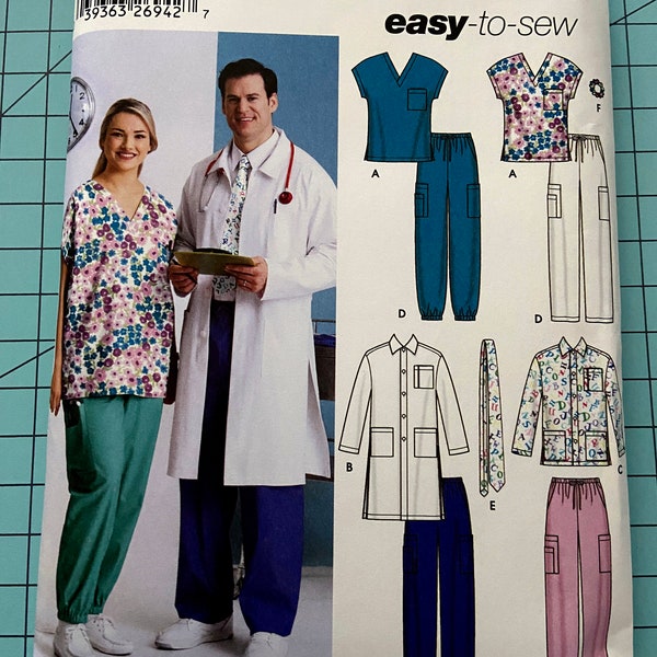 Mens Lab Coat Pattern - Etsy