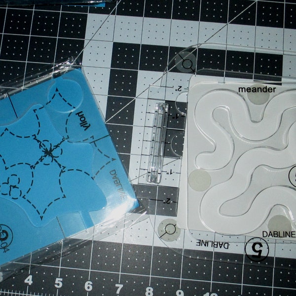 Meandering Quilting Template - Etsy