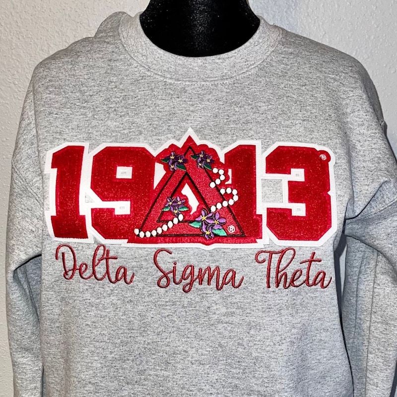 Delta Sigma Theta Cardigan - Etsy