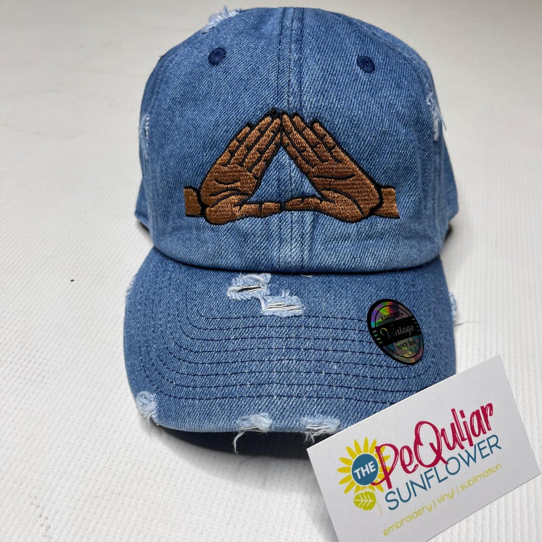 Mids up Denim Cap | Delta Sigma Theta | DST - Etsy