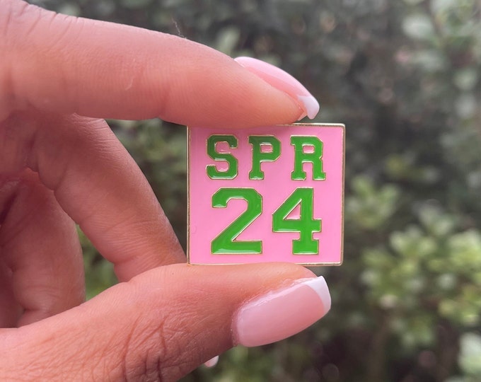 AKA - Spring 24 Lapel Pin - AKA Brooch - Etsy