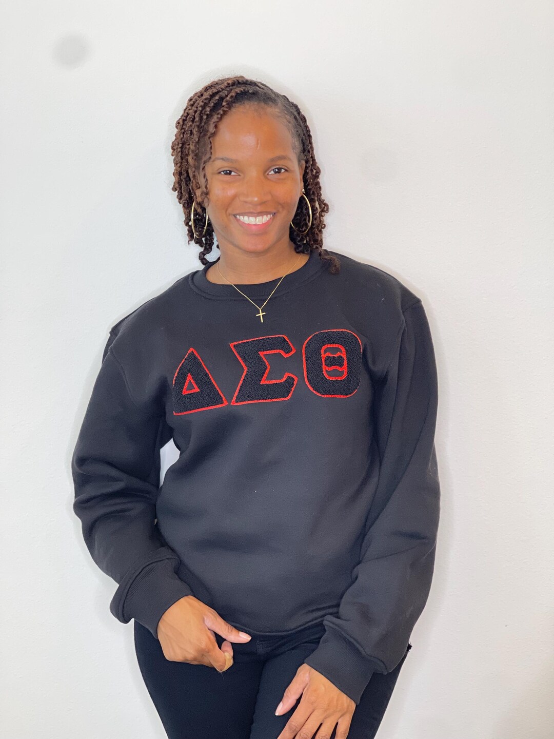 DST Chenille Sweatshirt | Delta Sigma Theta | Gift - Etsy