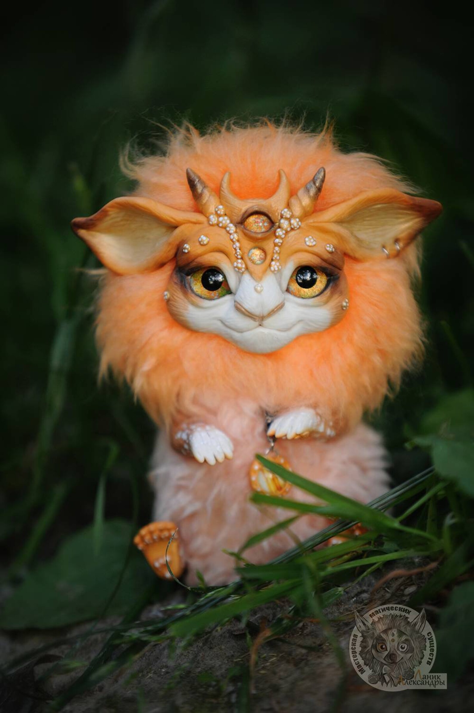 For example Sunshine OOAK Fluffy troll cat art doll fantasy | Etsy