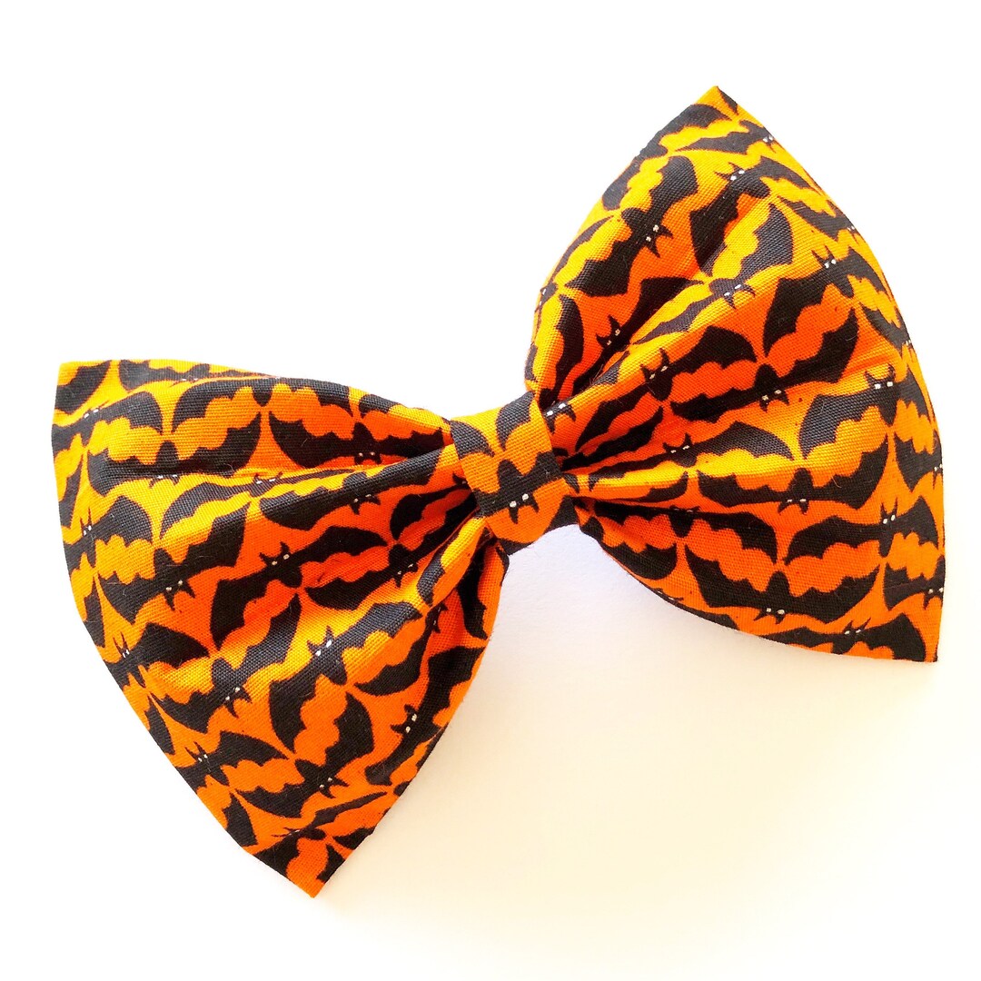 Going Batty Halloween Dog Bow Tie, Pet Dicky Bow, Dog Bowtie - Etsy France