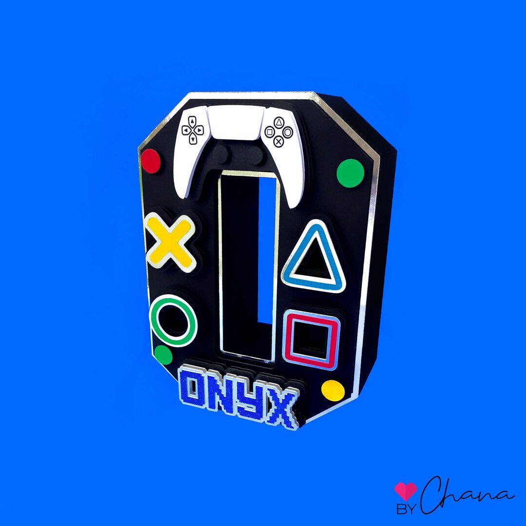 PS5 3D Letters Gamer Party Decorations Gamer Room Decor - Etsy