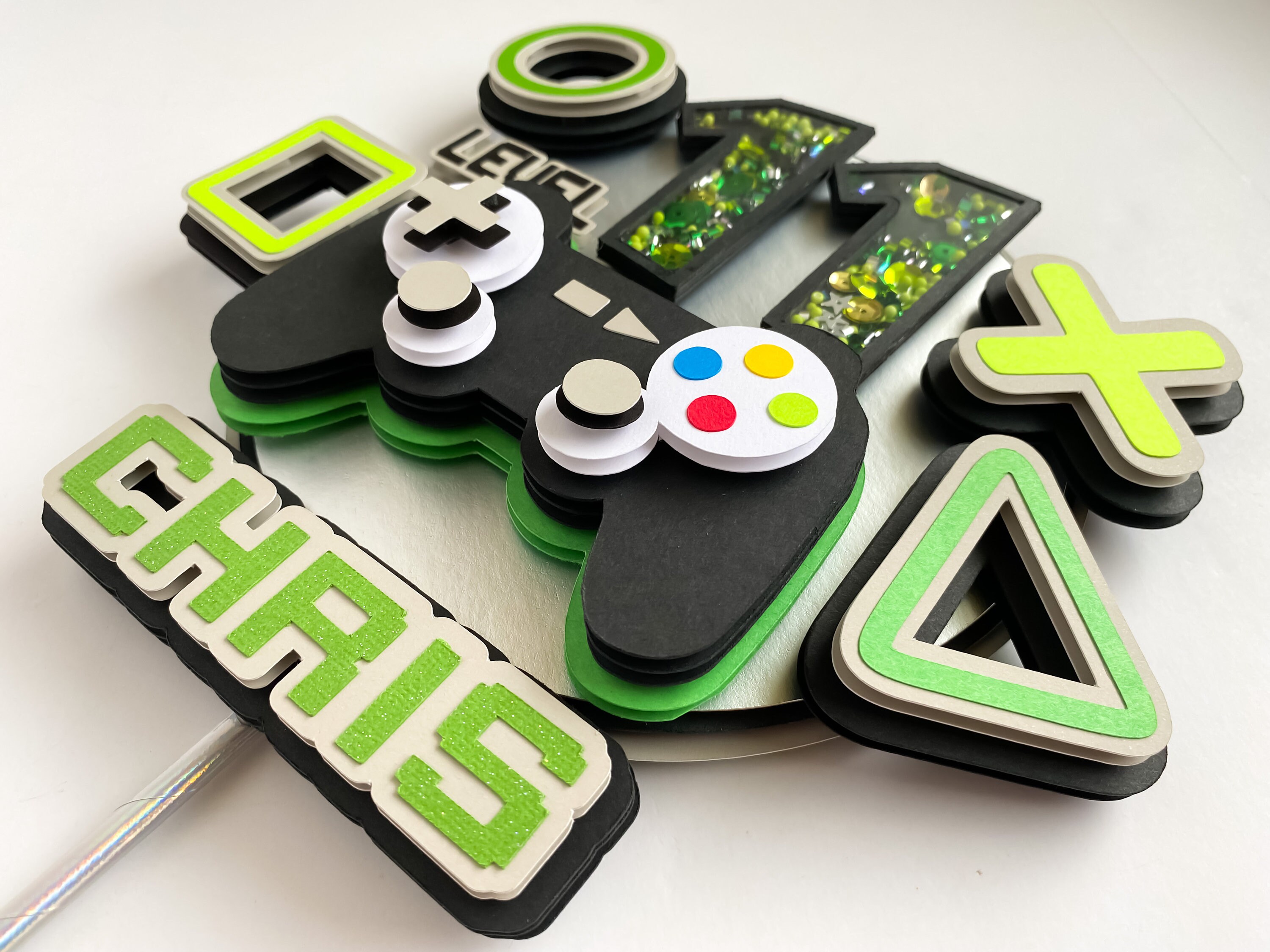 Gamer Cake Topper Gamer Birthday Party Gaming Cake Topper | Etsy