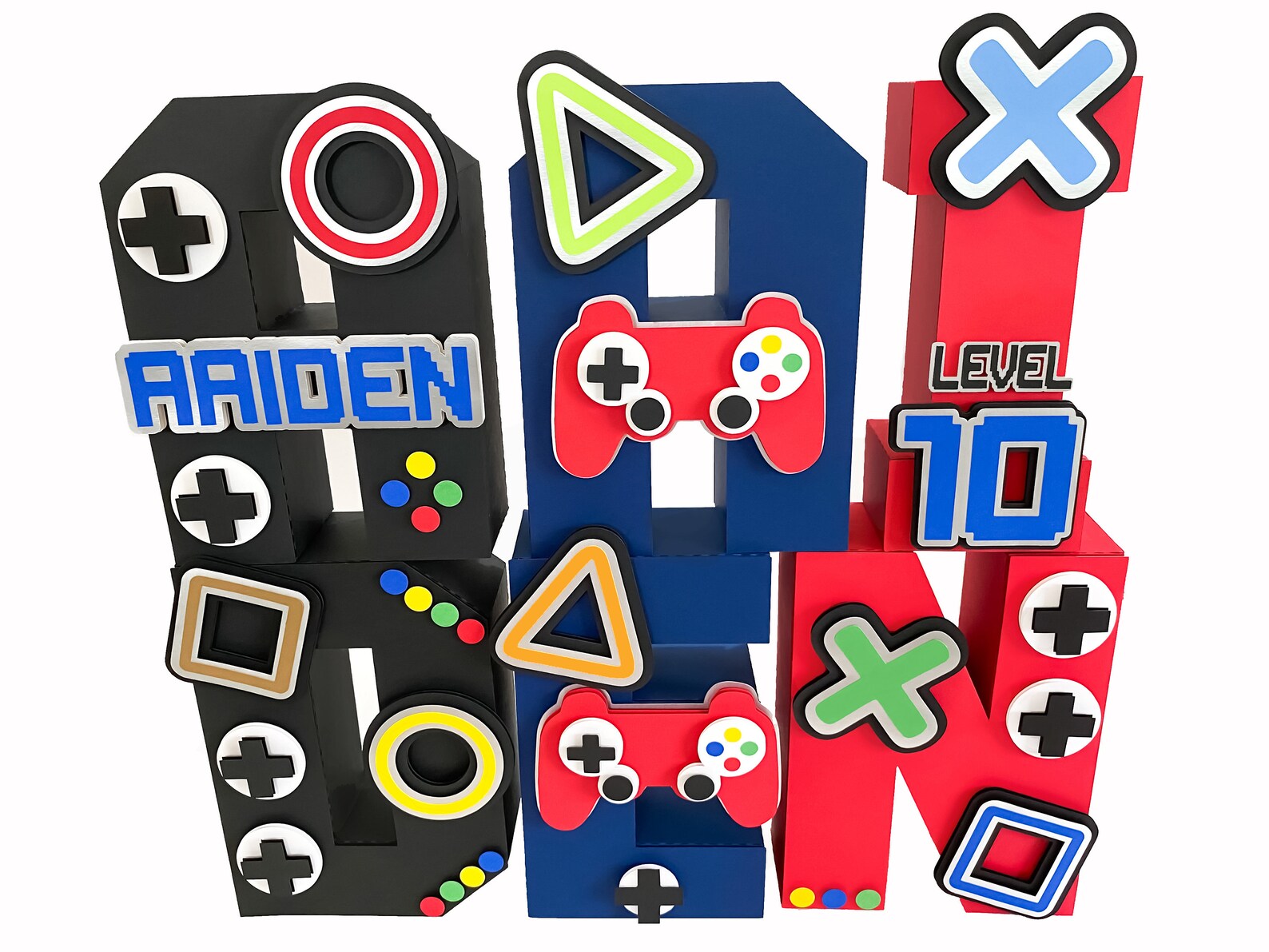 PS5 3D Letters Gamer Party Decorations Gamer Room Decor - Etsy