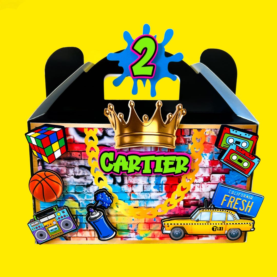 Fresh Prince Gable Boxes, Fresh Prince Birthday, Fresh Prince Favor ...