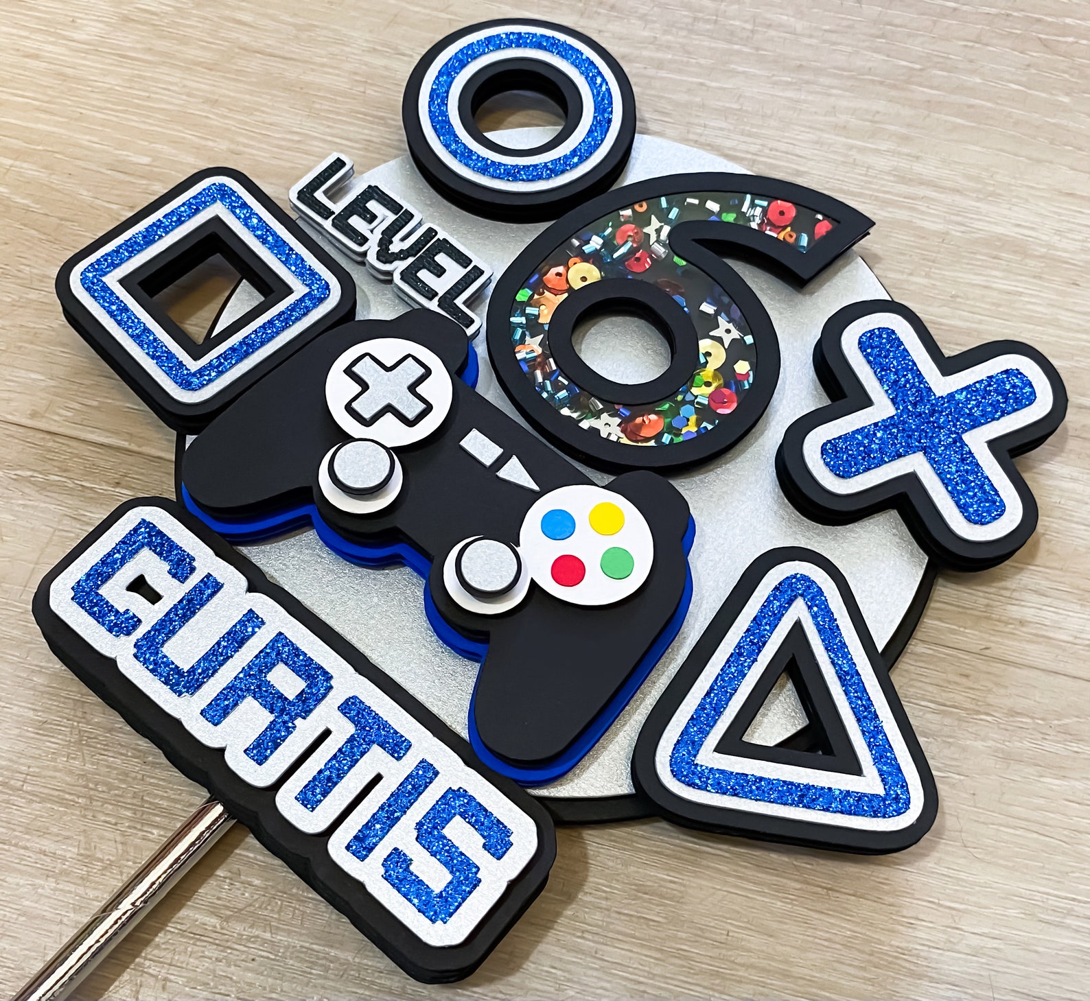Gamer Cake Topper Gamer Birthday Party Gaming Cake Topper - Etsy