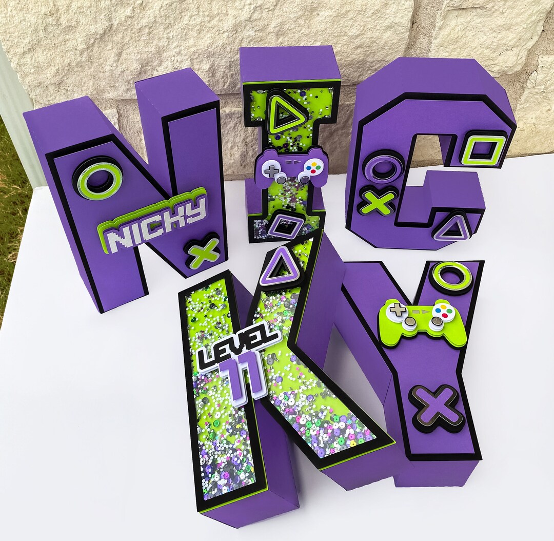 Gamer Birthday Party, Gamer Party Decorations, Gamer Room Decor, Gaming ...