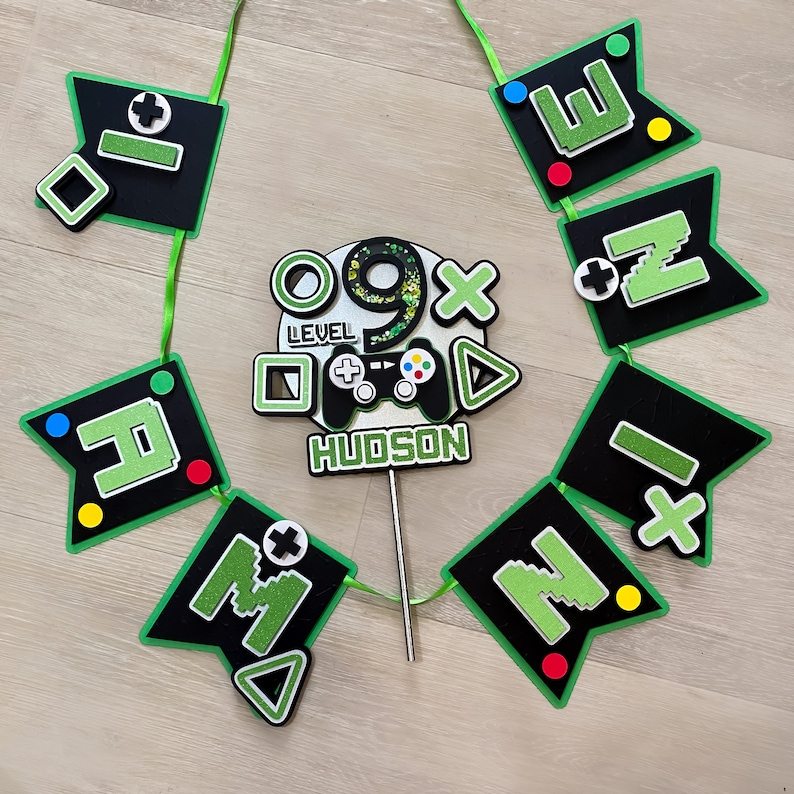 Gamer Party, Gaming Party Decor, Gamer Controller, Video Game Party ...