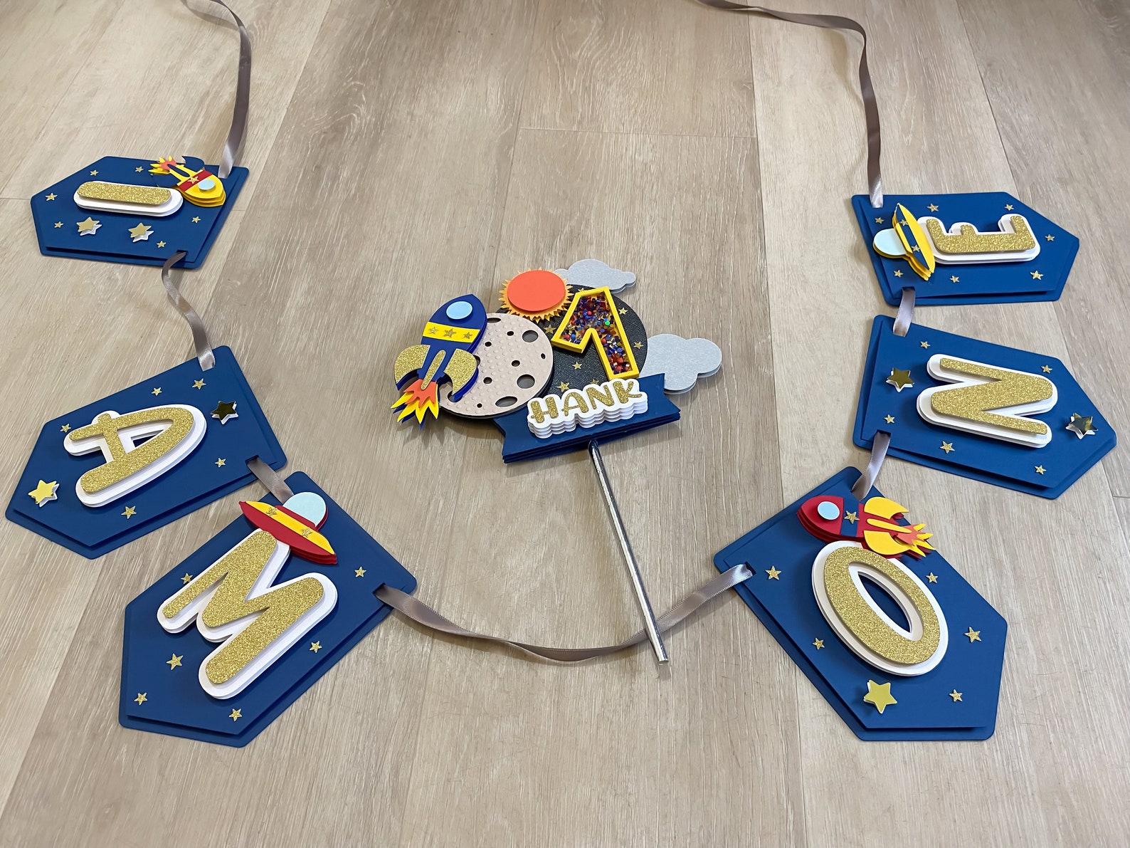 Space Banner Space Birthday Party Astronaut Birthday Decor - Etsy