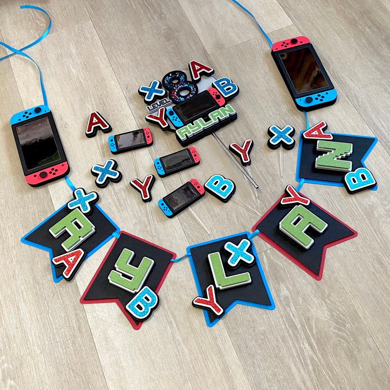 Switch Banner, Gamer Switch Party, Nintendo Switch, Gamer Party, Gaming ...