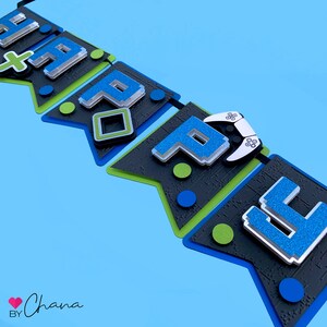 Ps5 Banner, Gamer Party Decorations, Video Game Party, Gamer Room Decor ...