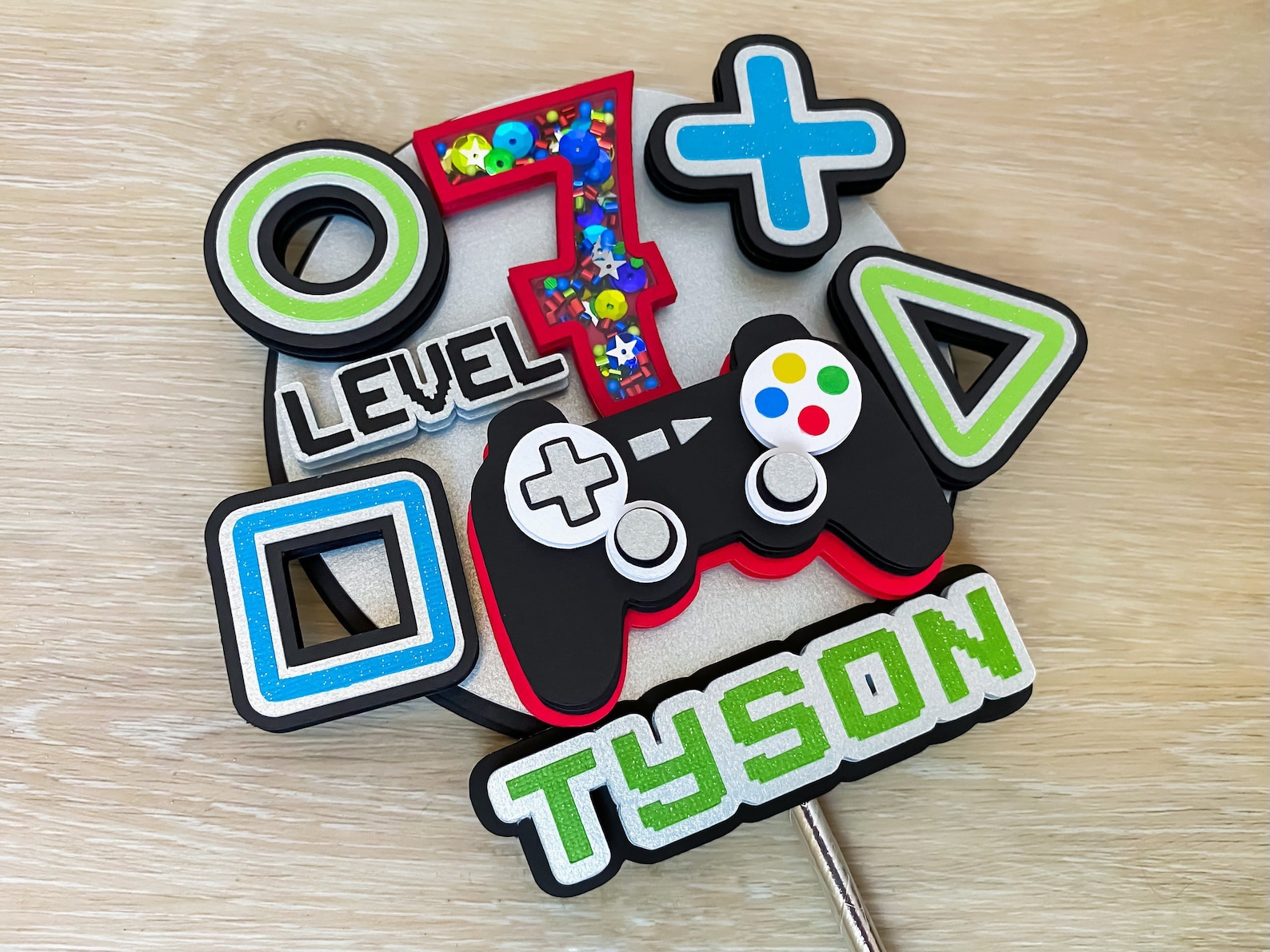 Gamer Cake Topper Gamer Birthday Party Gaming Cake Topper - Etsy