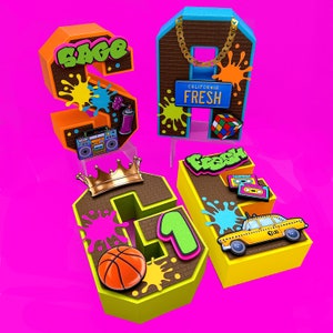 Fresh Prince 3D Letters, Fresh Prince Birthday, Fresh Prince Party ...