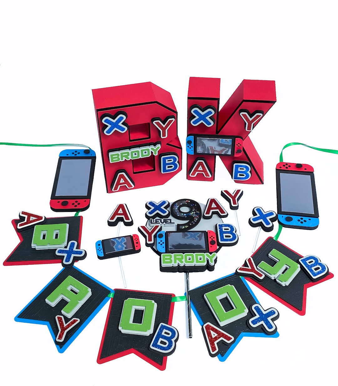 Switch Banner Gamer Switch Party Nintendo Switch Gamer - Etsy