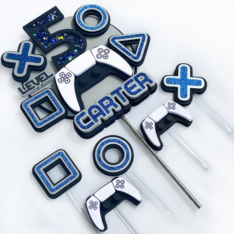 PS5 3D Letters Gamer Party Decorations Gamer Room Decor - Etsy