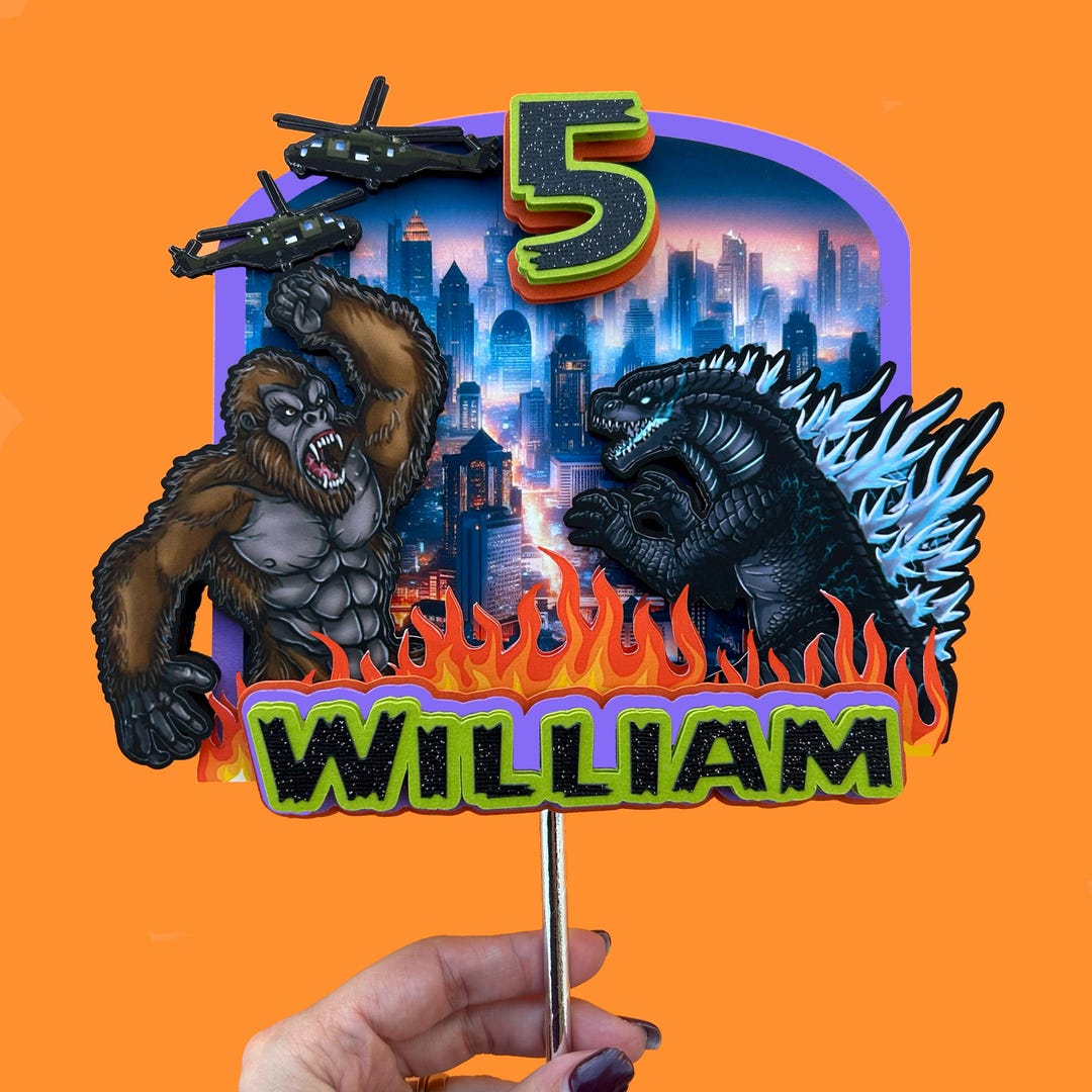 King Kong Vs Godzilla, King Kong Vs Godzilla Birthday, Godzilla Vs King ...