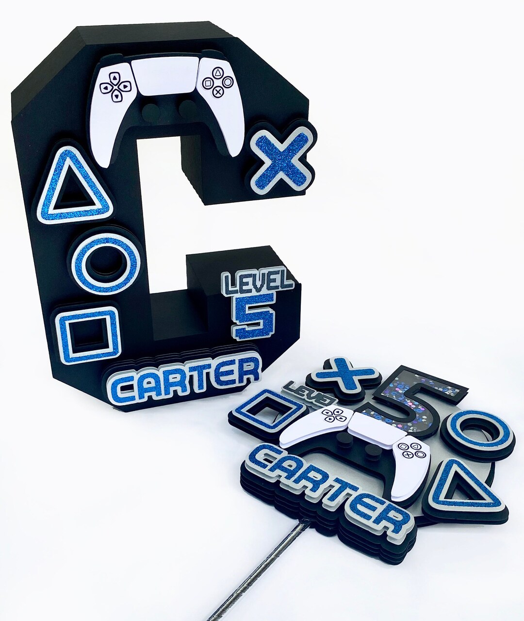PS5 3D Letters Gamer Party Decorations Gamer Room Decor - Etsy