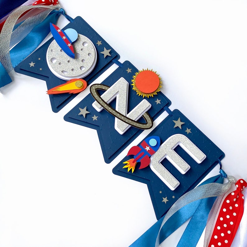 Space Banner Space Birthday Party Astronaut Birthday Decor - Etsy