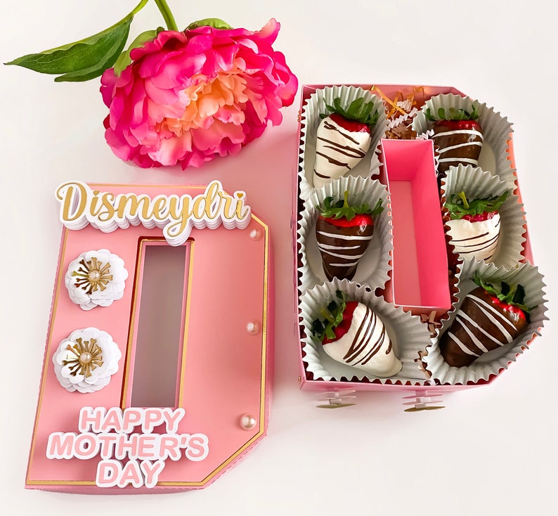 Letter Boxes for Strawberries Fillable Letter Box Number | Etsy