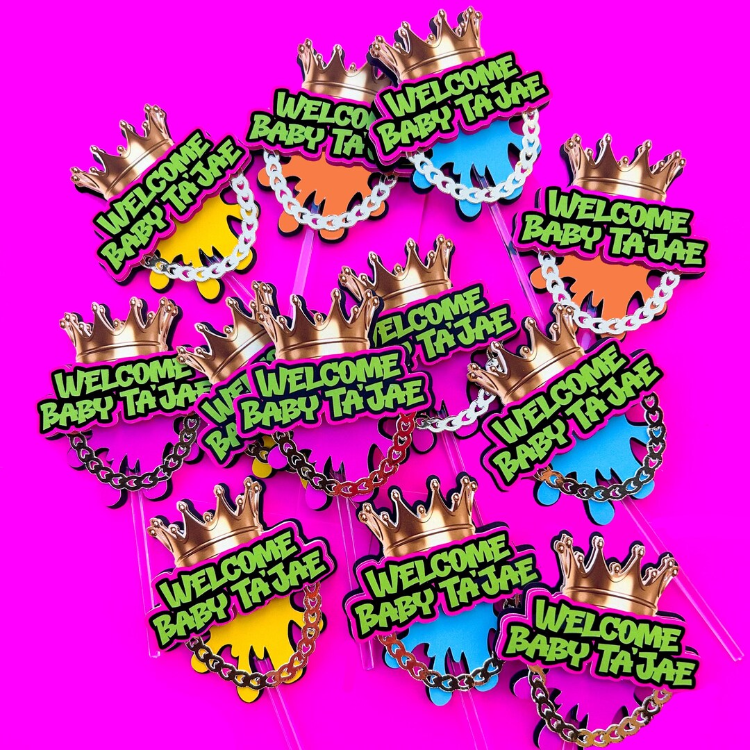 Fresh Princess Cupcake Toppers, Fresh Princess Birthday, Fresh Princess ...