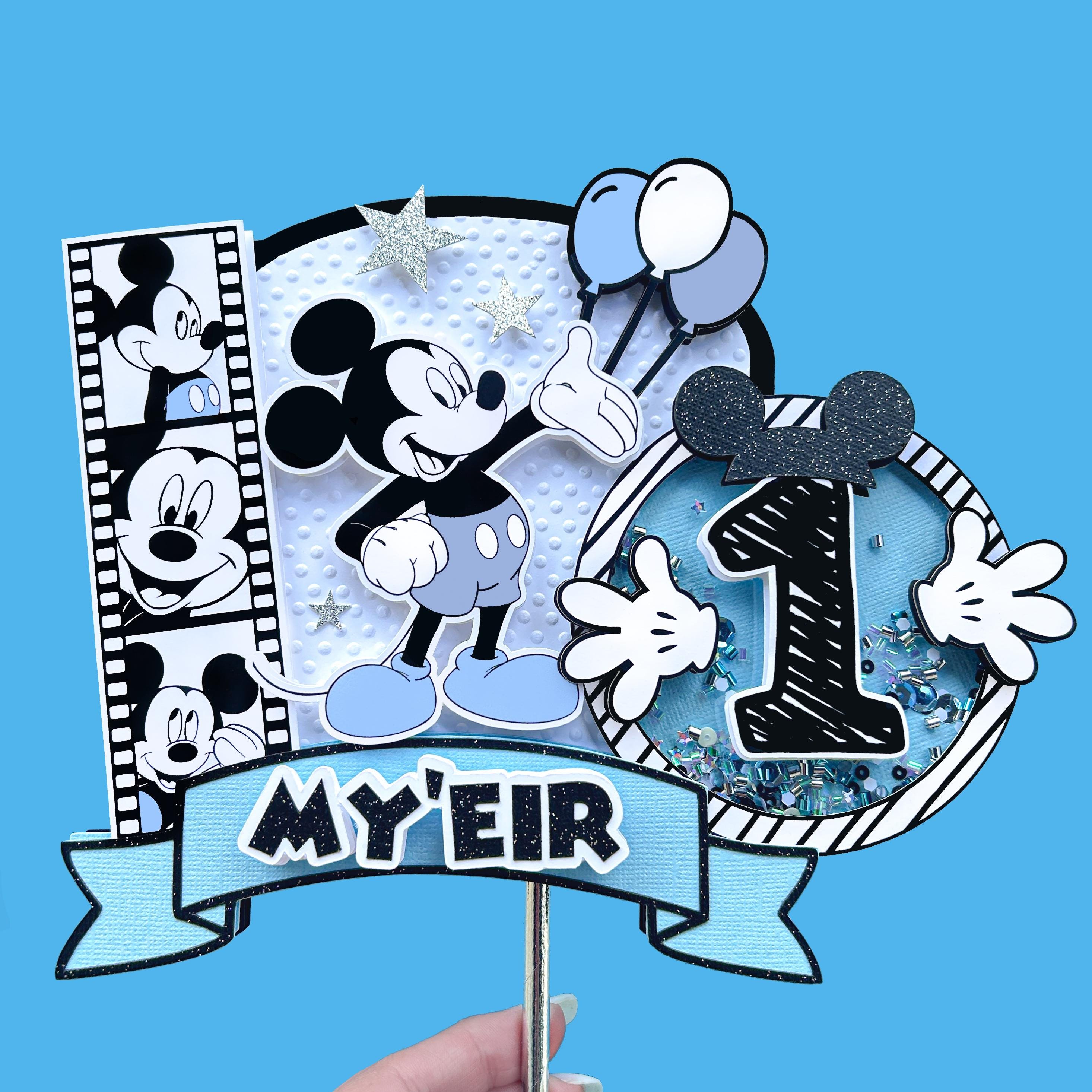 Mickey Cake Topper, Mickey Mouse Cake Topper, Mickey Mouse Birthday ...