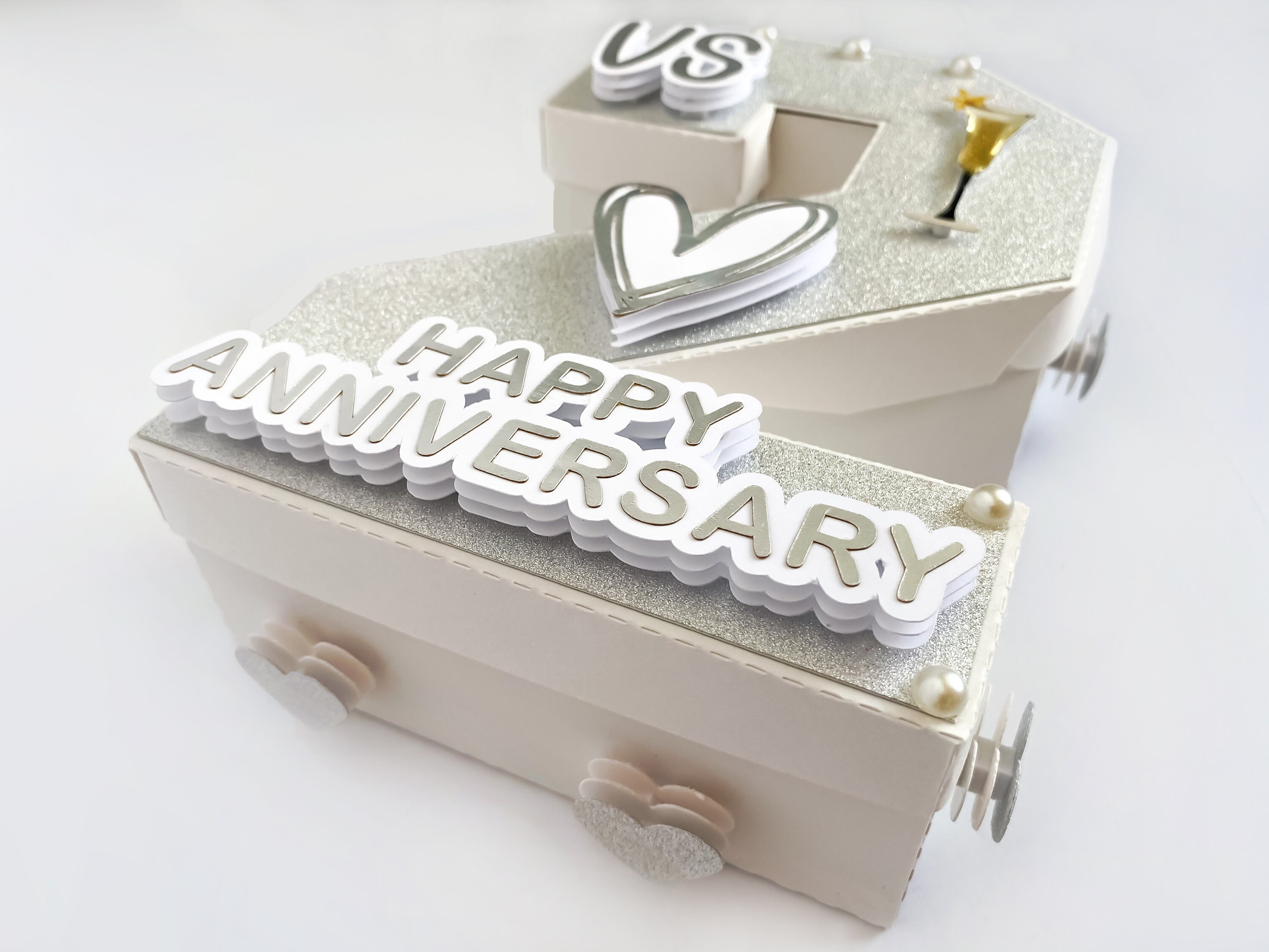 Anniversary Gift Box Fillable Number Box Anniversary Letter | Etsy