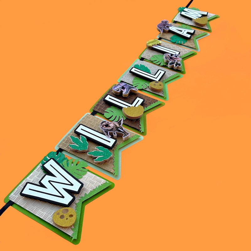 Dinosaur Banner - Etsy