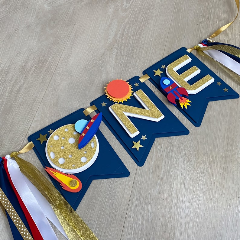 Space Banner Space Birthday Party Astronaut Birthday Decor - Etsy