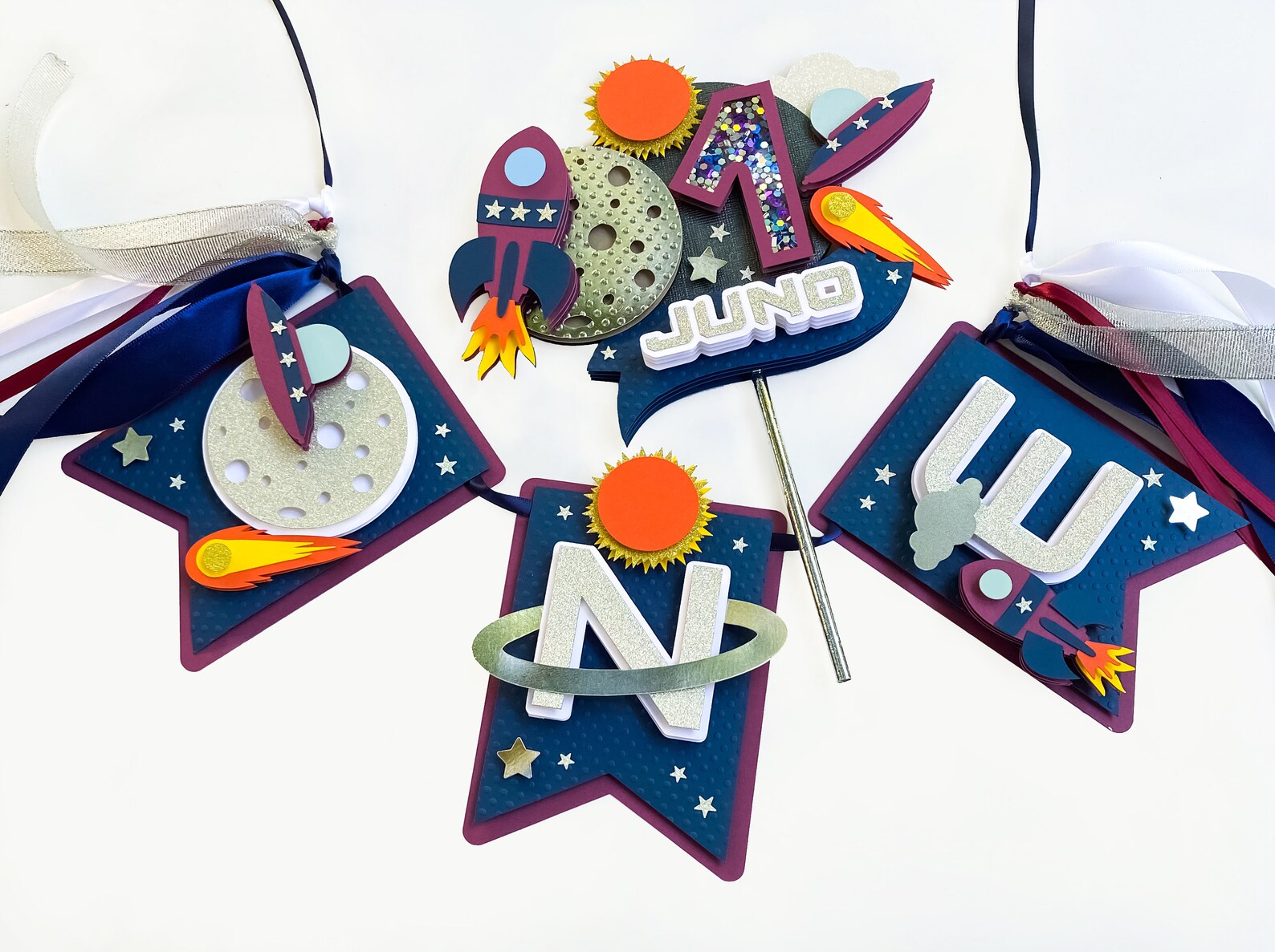 Space Banner Space Birthday Party Astronaut Birthday Decor - Etsy
