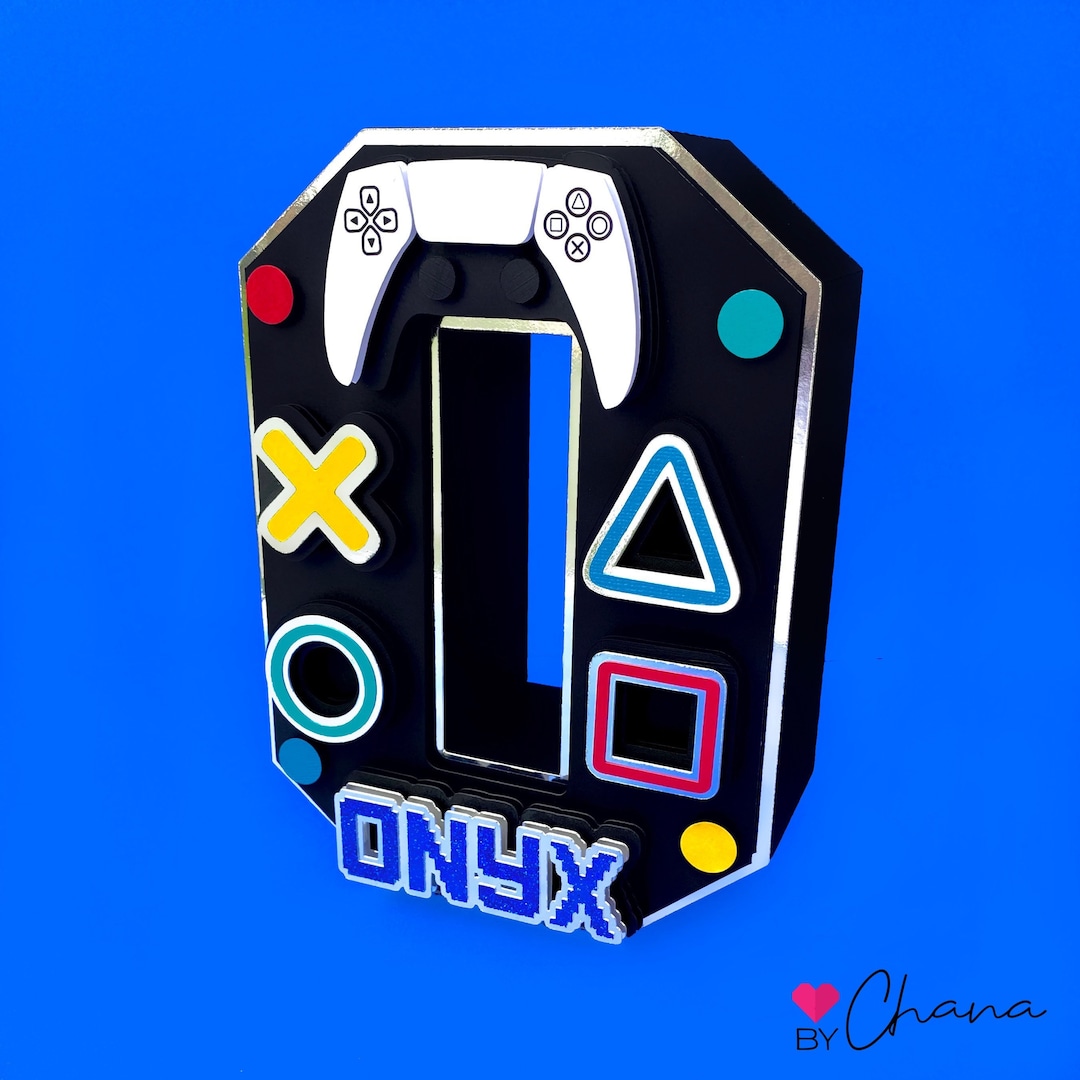 PS5 3D Letters Gamer Party Decorations Gamer Room Decor - Etsy