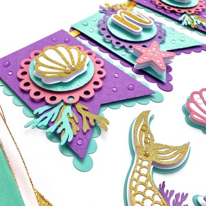 Mermaid Cake Topper, Mermaid Tail Topper, Under the Sea Cake Topper ...