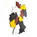 Map of Germany 3D, Laser Cut File, SVG, EPS, Dxf, Cdr, Pdf ...