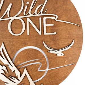 Wild One Nursery Sign, Laser Cut File, SVG, EPS, DXF, Cdr, Pdf, 2 ...