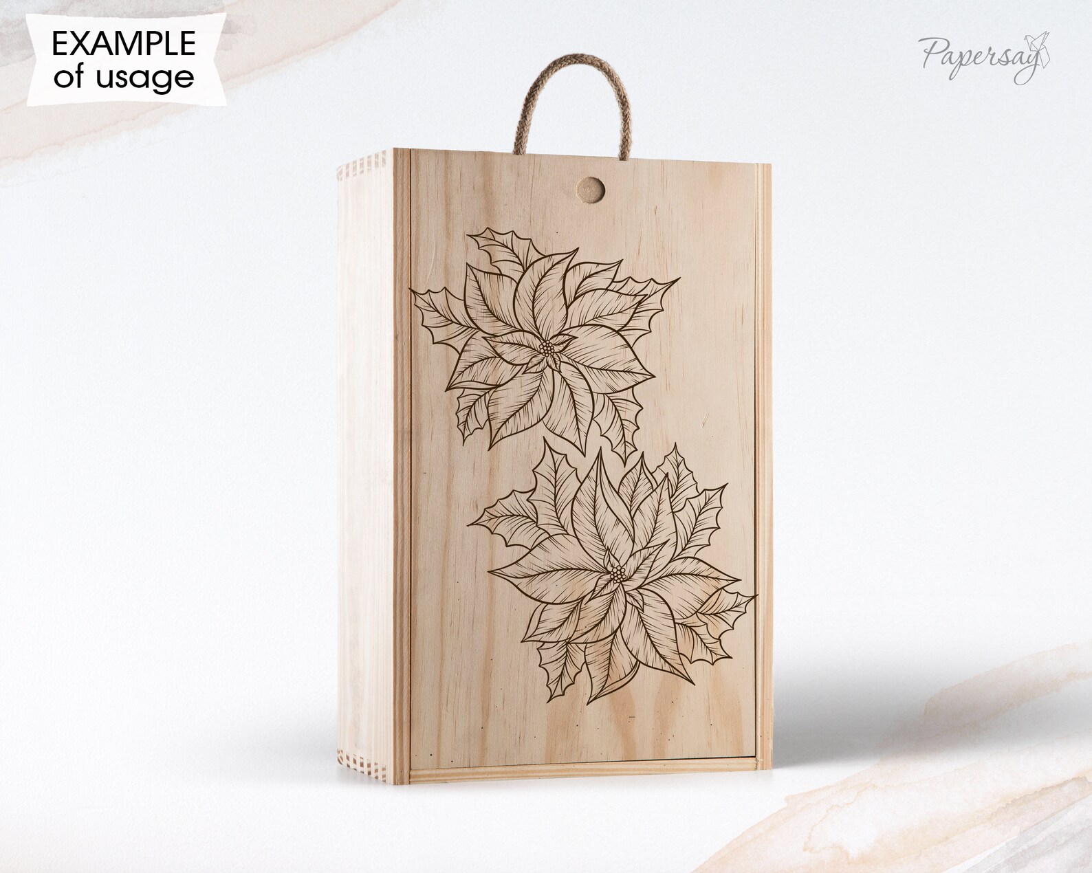 Poinsettia Vector Set SVG EPS CDR Dxf Png Flowers Clip - Etsy