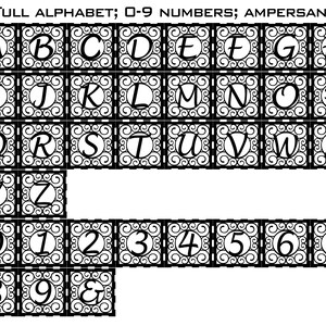 Boxes With Letters and Numbers, Laser Cut File, SVG, EPS, DXF, Cdr, Pdf ...