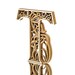Layered Letter T, Monogram T, SVG, EPS, DXF, Cdr, Multilayered Floral ...