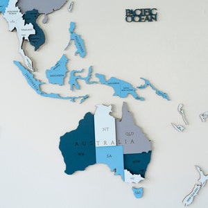 Map of the World 3D, Laser Cut File, SVG, EPS, DXF, Cdr, Pdf ...