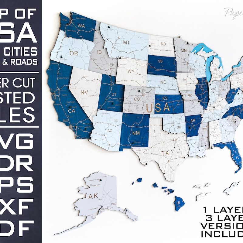 3d Push Pin National Park - Etsy