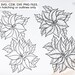 Poinsettia Vector Set, SVG, EPS, CDR, Dxf, Png, Flowers Clip Art ...