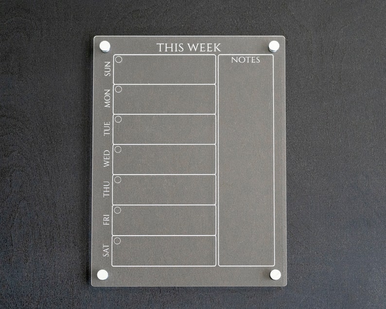 Weekly Planners, 10 Versions, Digital Files, SVG, EPS, CDR, Dxf, Pdf ...