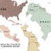 Map of the World File for Cricut, Countries With Capitals, SVG, EPS ...