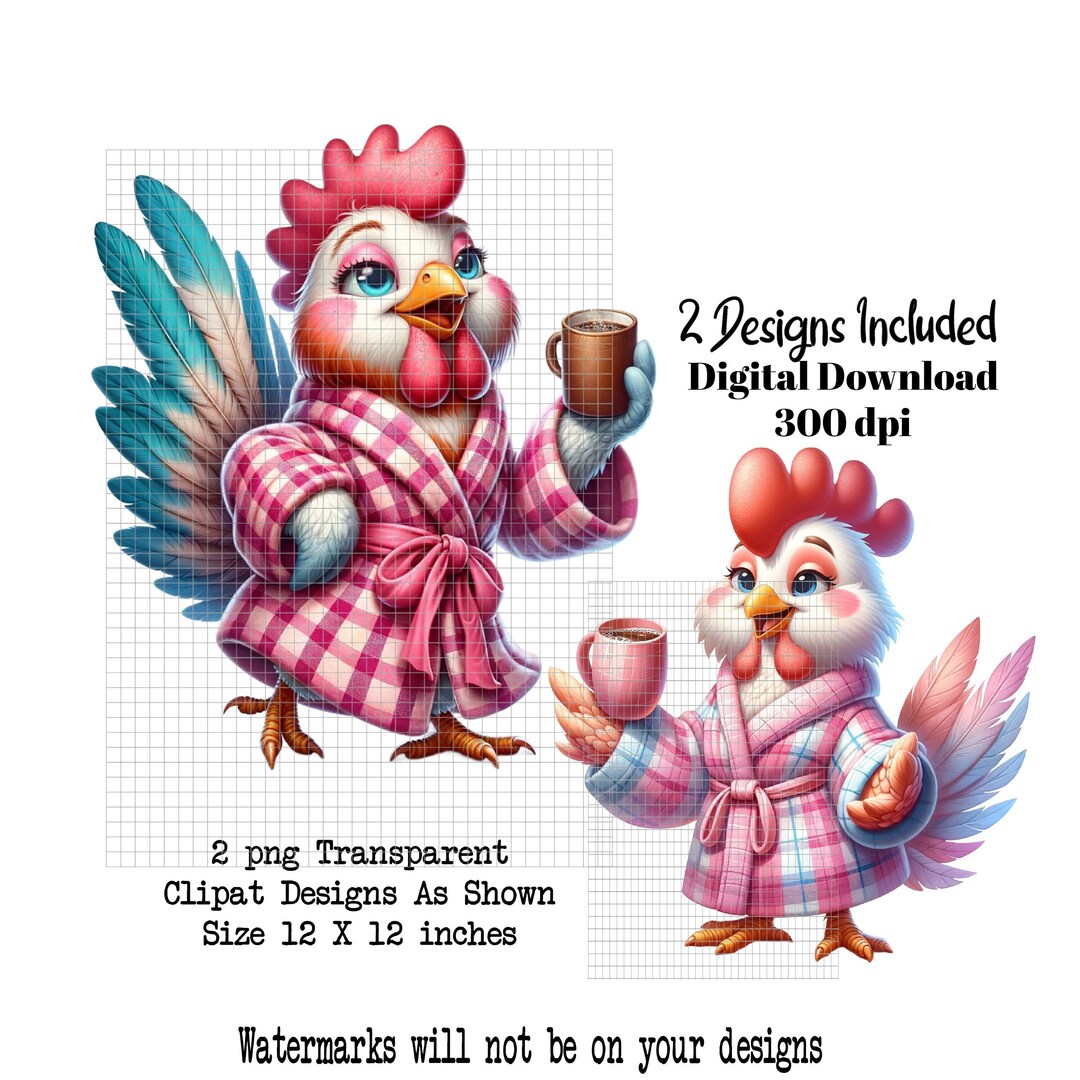Chickens Png, Chickens Print, Funny Chickens, Chicken Clipart, Digital ...